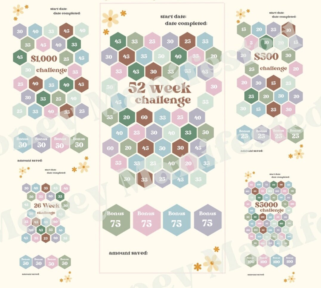 Complete Budget Book Savings Challenge Starter Kit Save - Etsy