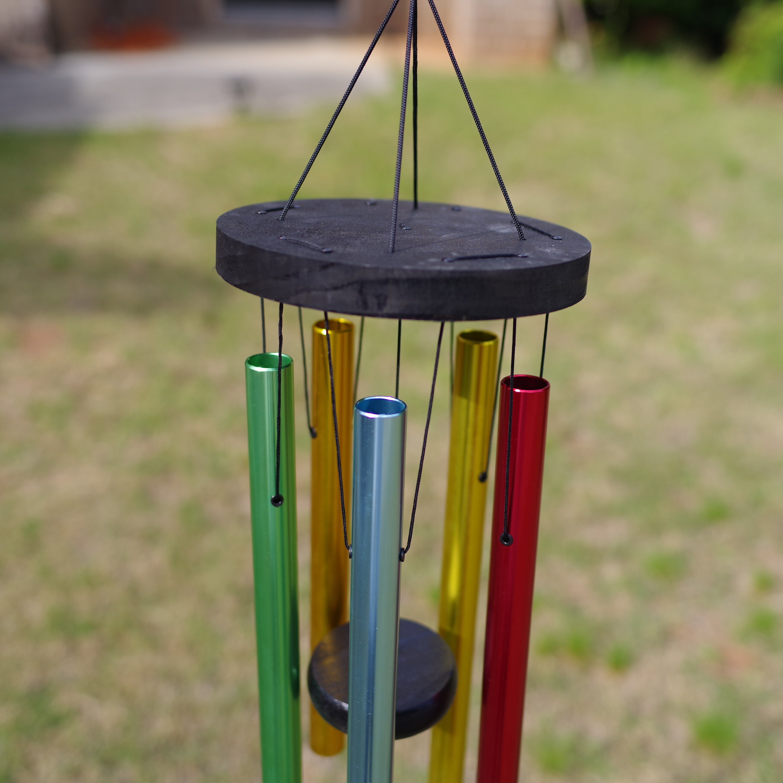 Cathmeow 36-inch Five Color Elements High-quality Metal Wind Chimes ...