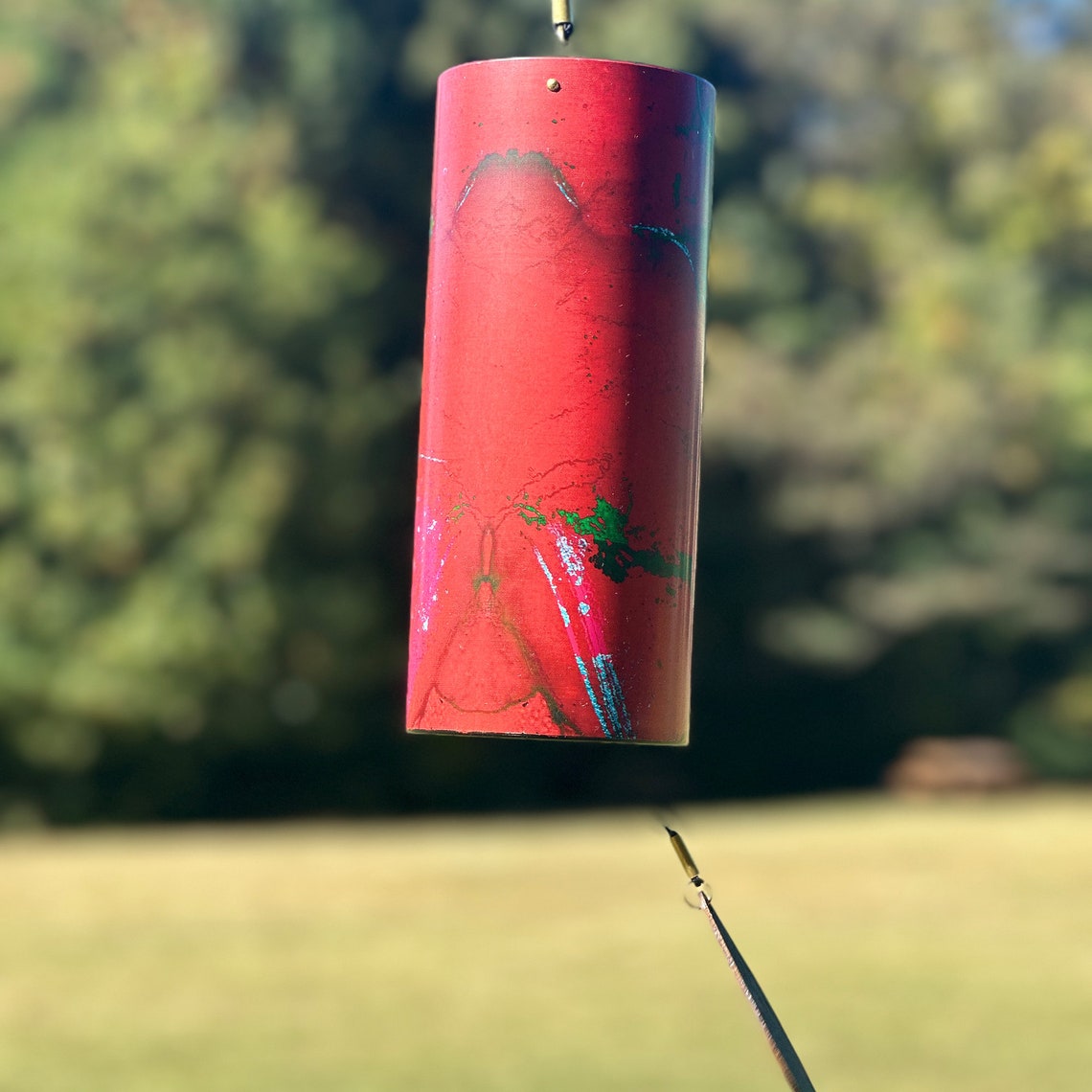 Cathmeowcraft 14-inch Fire Harmony Chimes Hand Crank Wind Chime - Etsy