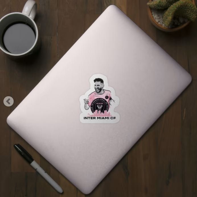 Lionel Messi Inter Miami Vector - Etsy
