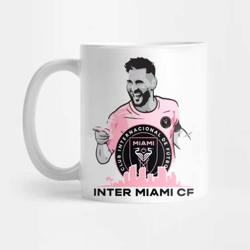 Lionel Messi Inter Miami Vector - Etsy