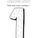 Printable Alphabet and Numbers Activity Worksheet for SK, JK, Grade 1 ...