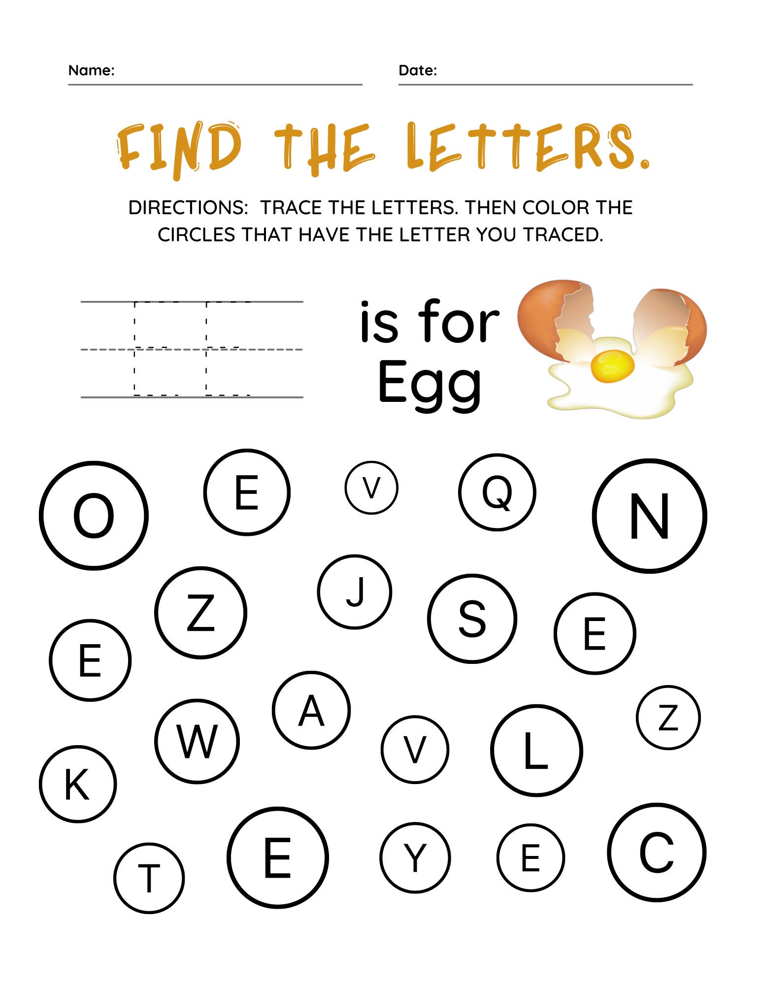 Preschool Alphabet Worksheets Preschool Printable Worksheets Learning ...