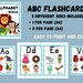 ABC Flash Cards, Educational Cards, A-Z Cards, Homeschool, Montessori ...