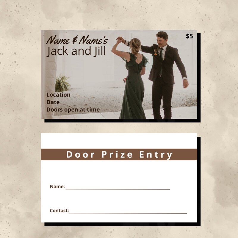 Stag and Doe Ticket - Etsy Canada