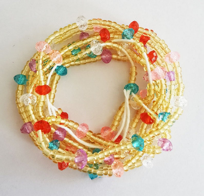 Permanent Handmade African Waist Beads/ Creative Designs / Free ...