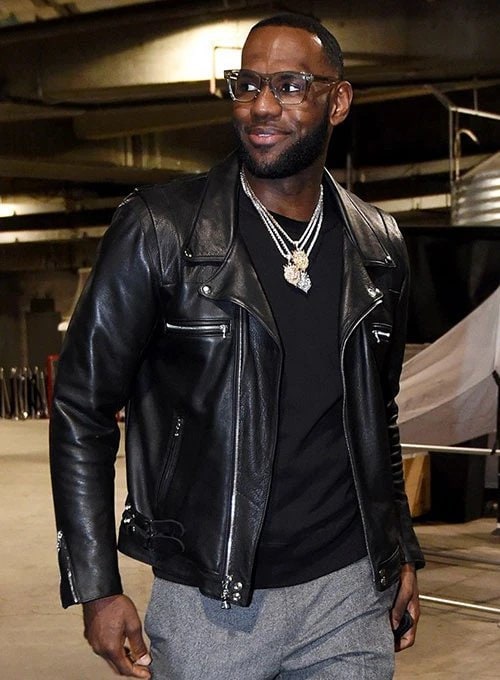 Lebron James Leather Jacket | Men Celebrity Jacket | Celebrity Leather ...