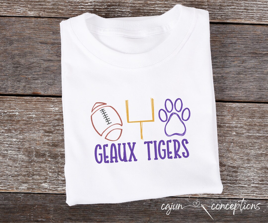 Football, Field Goal, Paw Print Trio Embroidery Design - Etsy