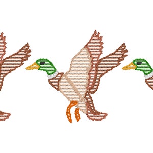 Mallards Duck Hunting Embroidery Design - Etsy