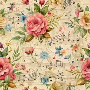 35 Antique Vintage Digital Roses Paper Pack Vintage Seamless Decoupage ...
