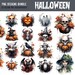 Classic Halloween Digital Paper Bundle - Grunge Gothic Retro Design ...
