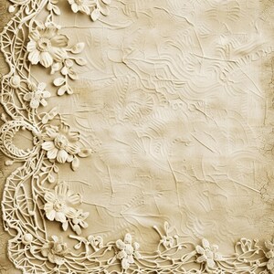 40 Vintage Victorian Lace Antique Digital Paper Pack, HD Images ...