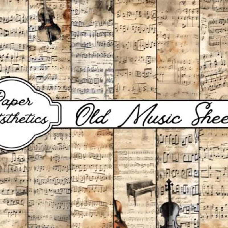 Music Decoupage - Etsy