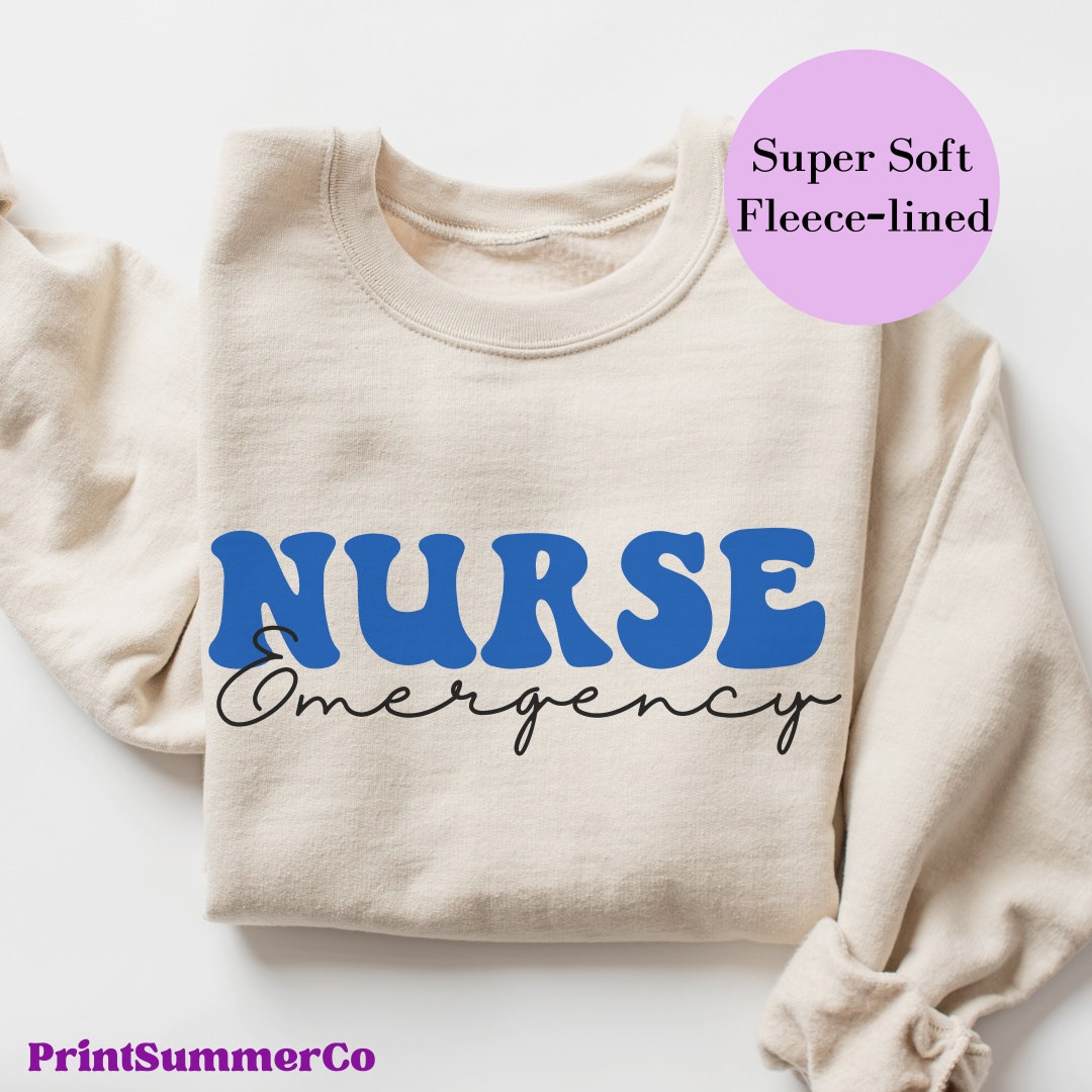 Emergency Nurse Sweatshirt, Gift for Registered Nurse, Nurse Gift ...