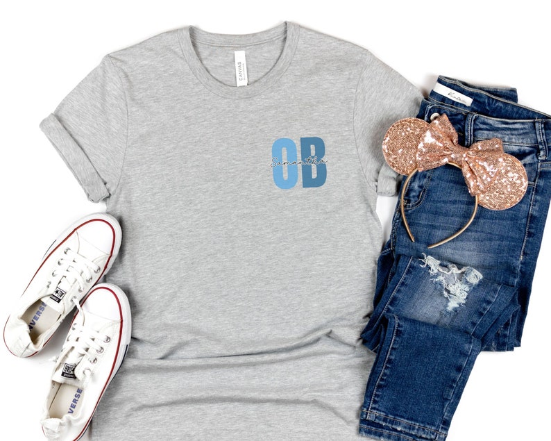 Personalized OB GYNE Nurse Shirt, Nurse Custom Name Tshirt, OB Nurse ...