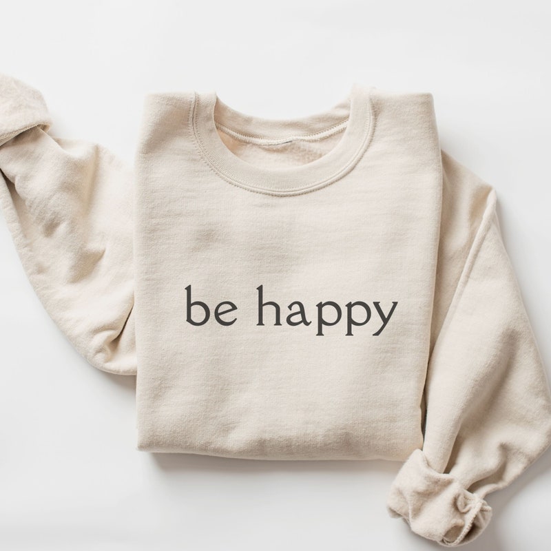 Happy Sweatshirt - Etsy