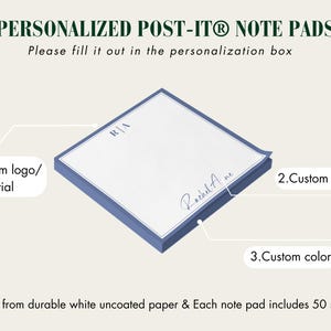 Personalized Sticky Notes Pads,custom Sticky Memo Notes,office ...