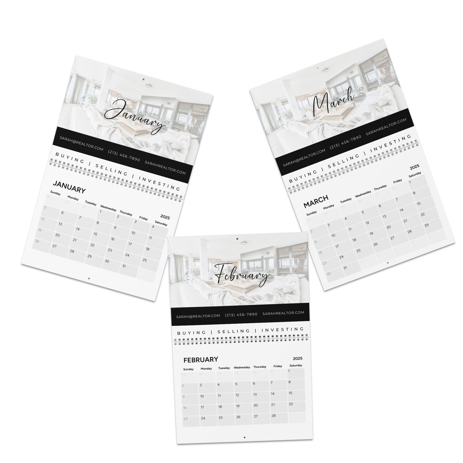 Personalized Realtor Calendar: Custom Real Estate Marketing Gift - Etsy