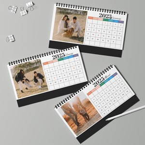Personalized Family Photo Desk Calendar: Custom Keepsake Gift - Etsy