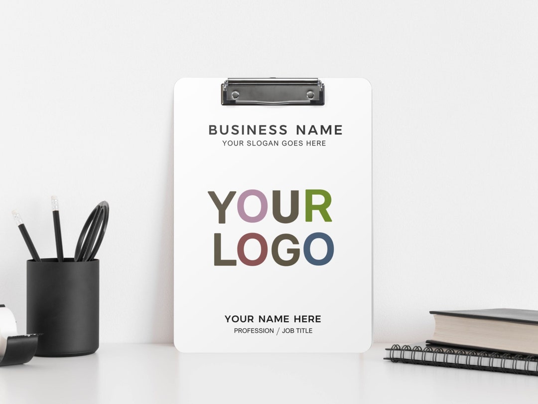 Custom Business Name Logo Clipboard,business Clipboard,personalized ...