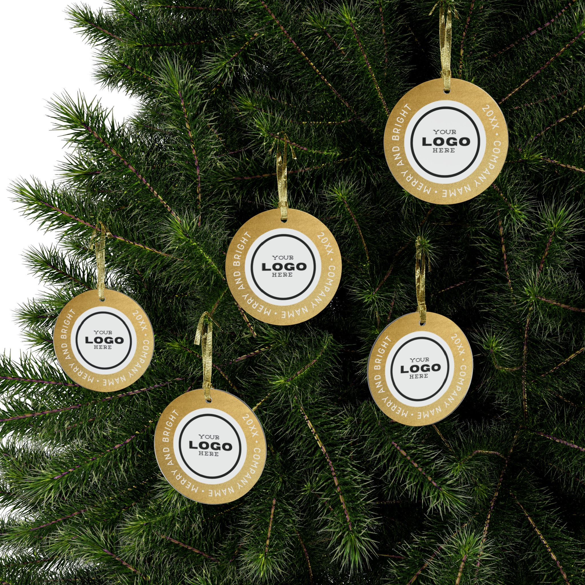 Personalized Business Logo Ornament,logo Ornaments,coworkers Christmas ...