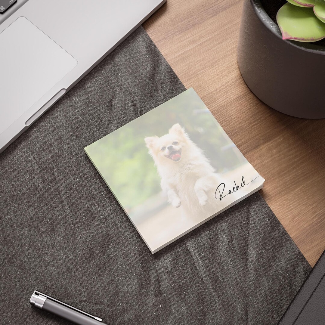 Personalized Name Sticky Notes Post-it® Note Pads Custom Pet Photos ...