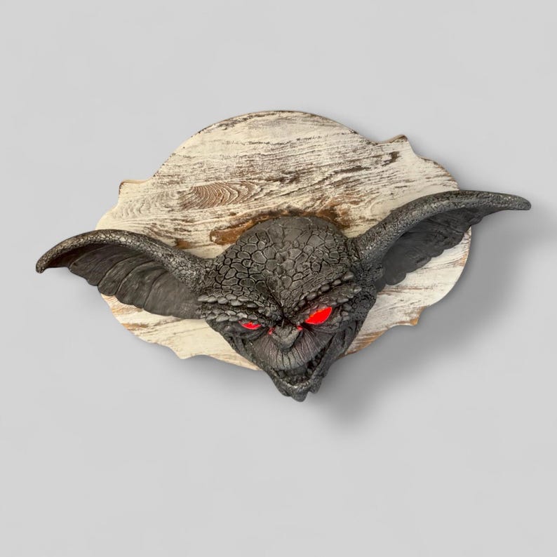 Limited Edition Gremlin Head Mount Decoration - Etsy