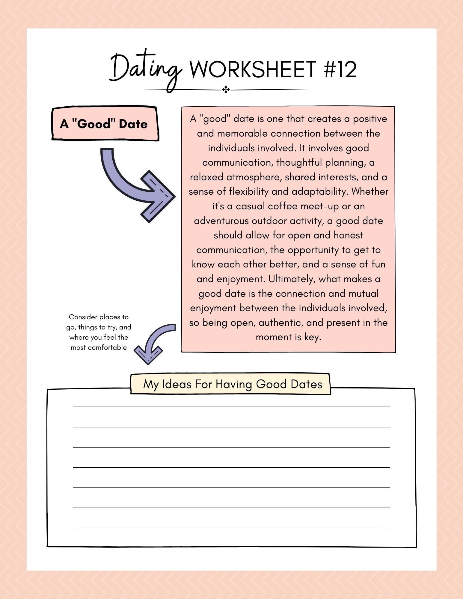 The Dating Manual, Digital Download Print & Fillable PDF Affirmations ...