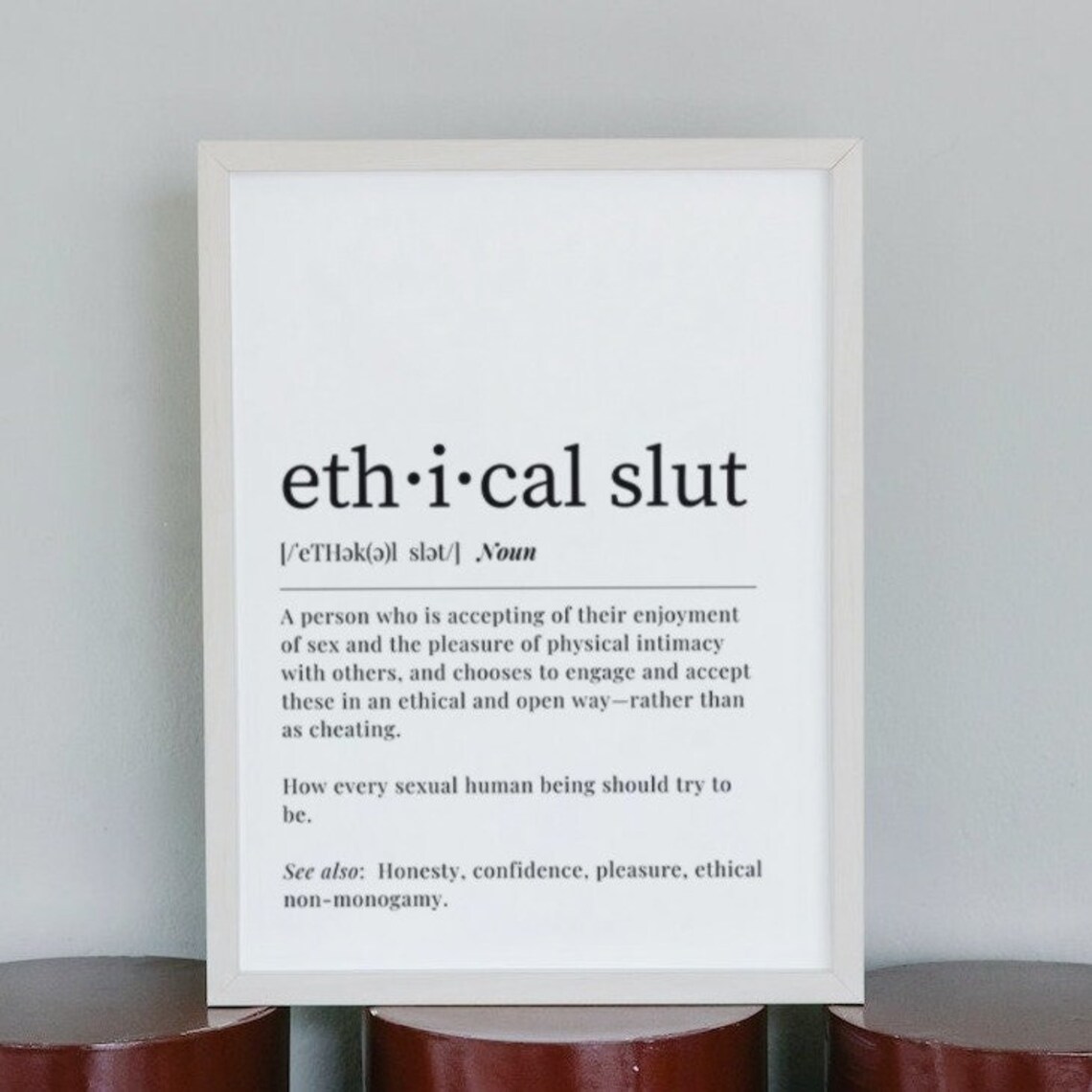 Ethical Slut Printable Wall Art Digital Download | Kinky, Sex Positive, Sexy Wall Art, Sex, Bdsm ...