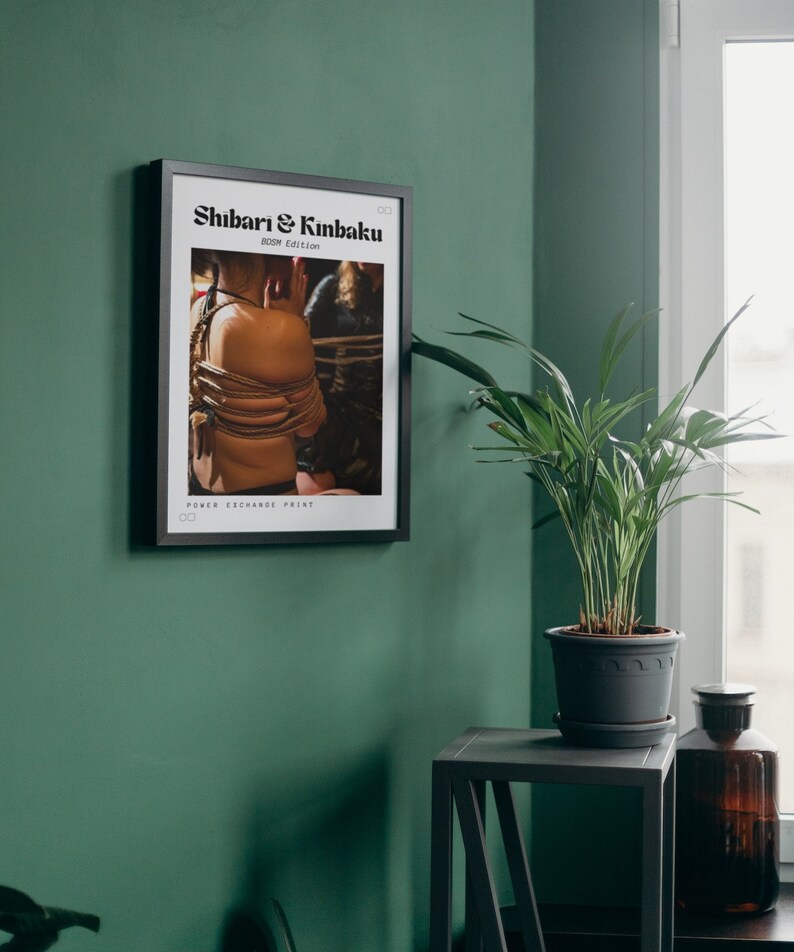 BDSM Print shibari & Kinbaku Digital Download Wall Art Kink, Bondage ...