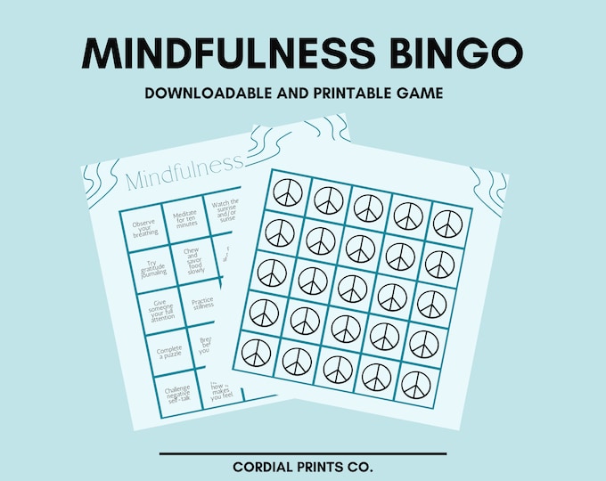 Mindfulness Game for Students Printable and Customizable - Etsy Canada