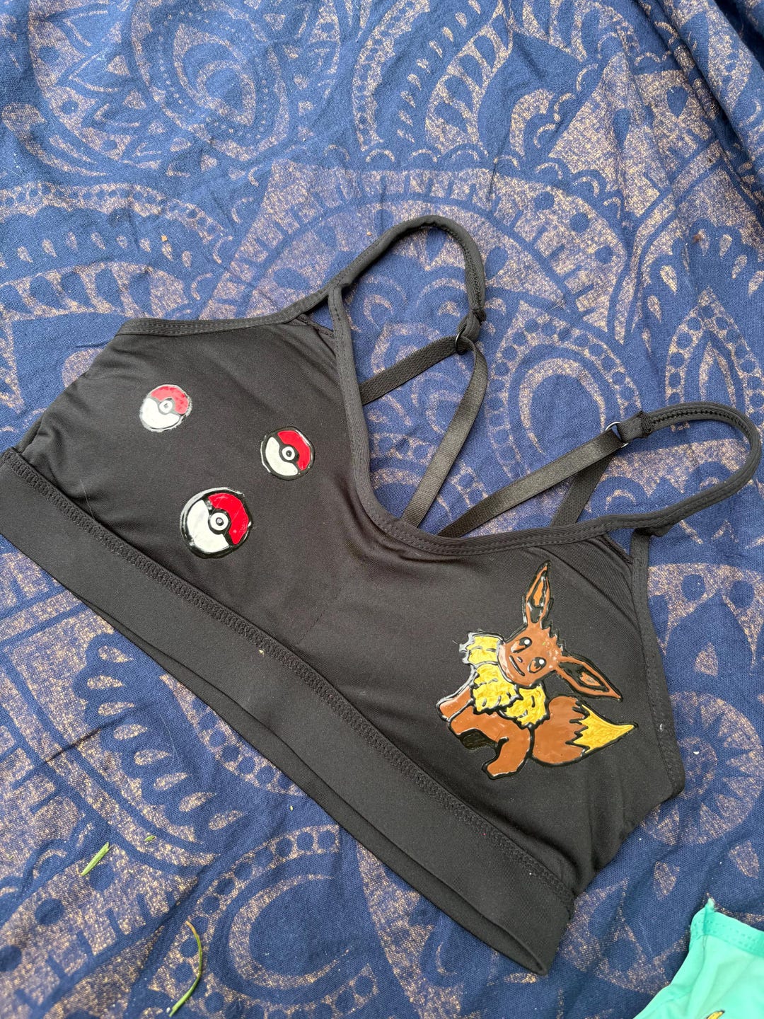 Eevee Pokémon Sports Bra - Etsy