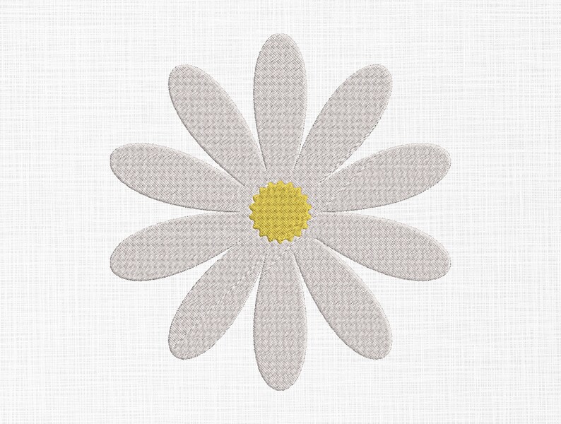 Daisy Flower Embroidery Design Daisy Embroidery Design Floral - Etsy