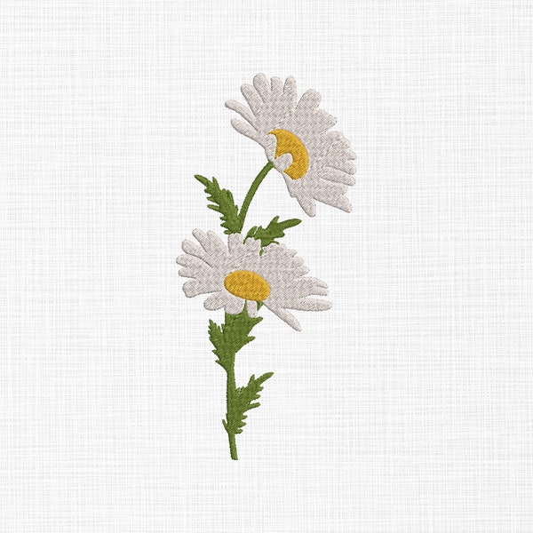 Daisy Embroidery - Etsy