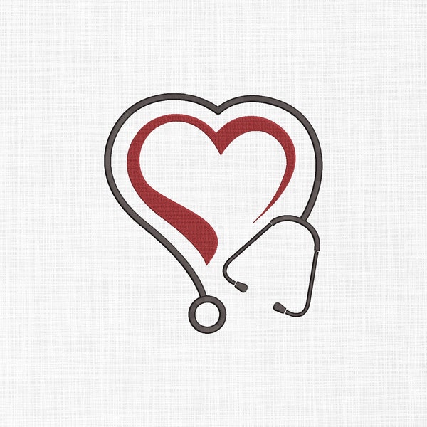 Stethoscope Embroidery Design - Etsy