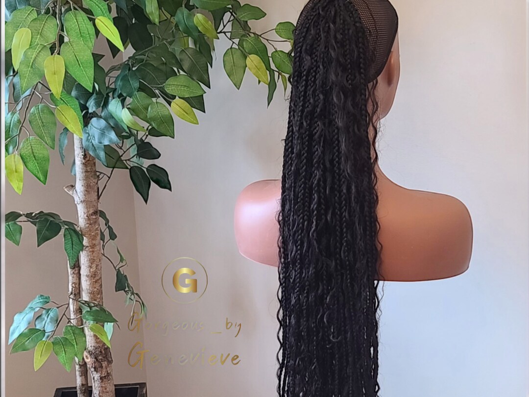 Handmade Goddess Braid Ponytail Extension| Ponytail Braid Extension ...