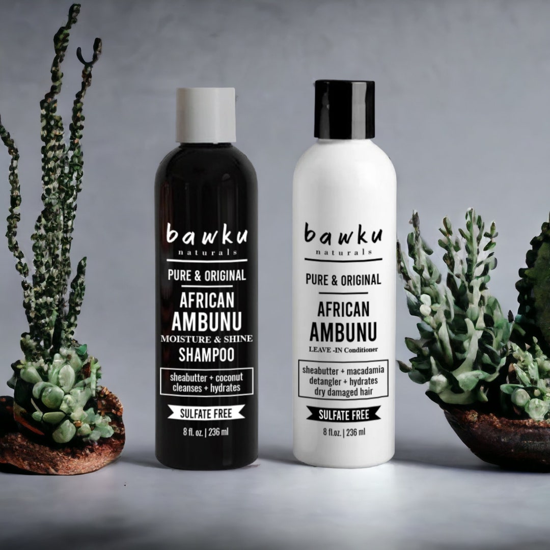 African Ambunu Shampoo & Leave IN With Coconut Oil Repairs ...