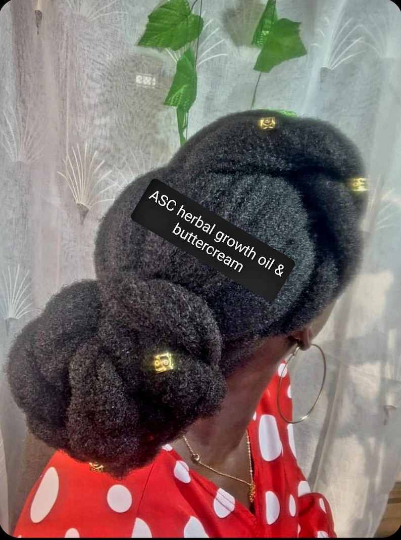 ASC Herbal Hair Growth Oil and Moisturizing Hair Growth Butter Cream Original From Ghana ...