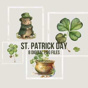 St Patrick Day Clipart Bundle, Digital Images, Instant Download ...