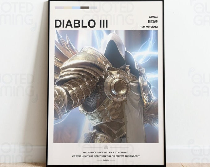 Diablo Map the World of Sanctuary Poster - Etsy