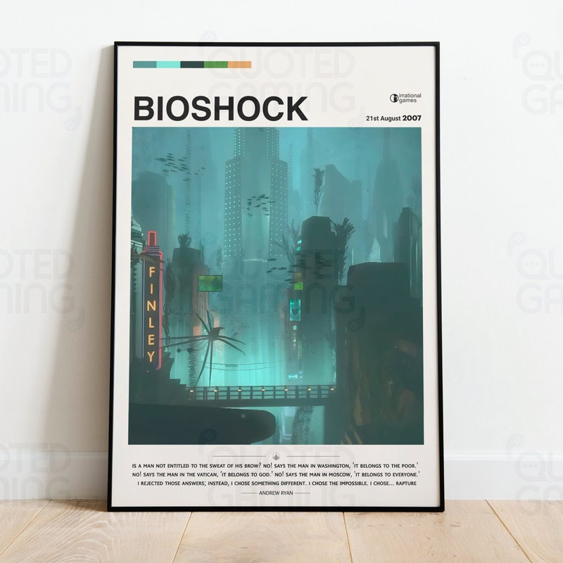 Bioshock Poster - Etsy UK