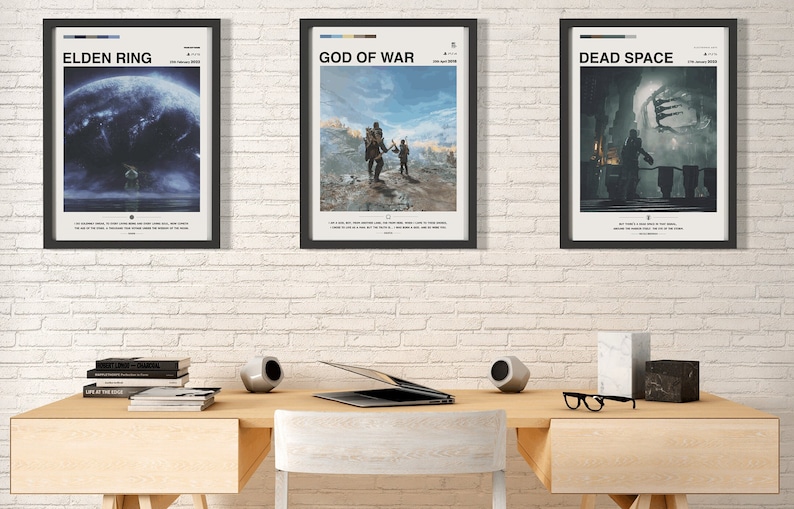 God of War (2018) for Ps4 - Video Game Poster, Minimalist, Kratos ...