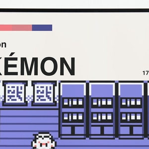 Pokémon (1996) for Gameboy - Video Game Poster, Minimalist, Red Version ...