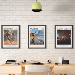 Palworld (2023) - Video Game Poster, Minimalist, Tree, Home Decor, Wall ...