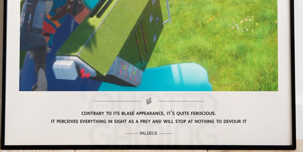 Palworld (2023) - Video Game Poster, Minimalist, Relaxasaurus, Home ...