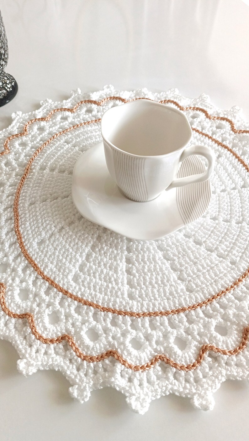 Handmade Crochet Supla Set, Dining Accessory, Table Decor, Decorative ...