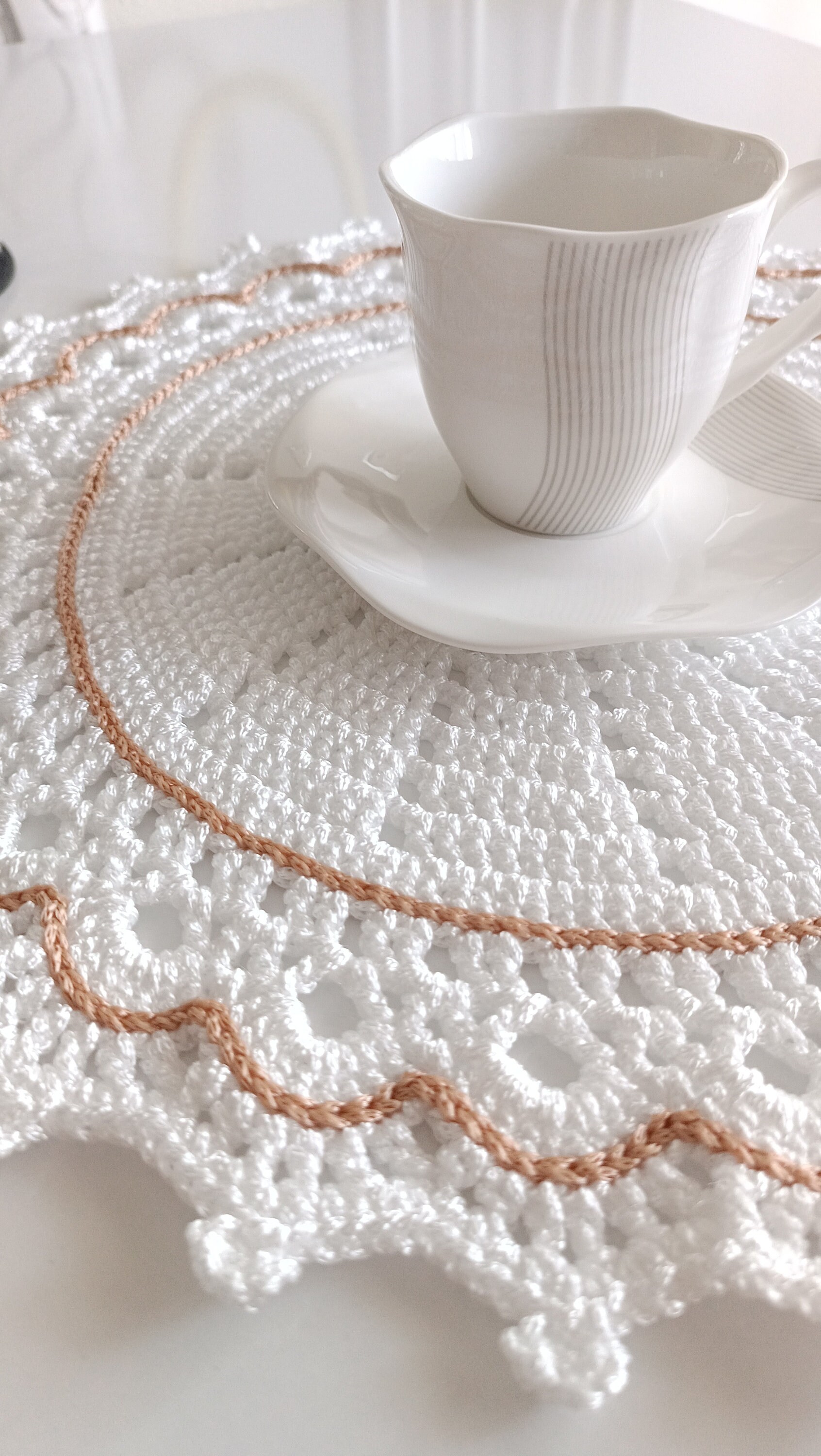 Handmade Crochet Supla Set, Dining Accessory, Table Decor, Decorative ...