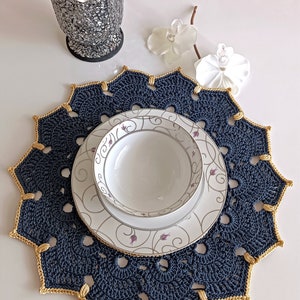 Handmade Crochet Supla Set/dining Accessory/table Decor/decorative ...