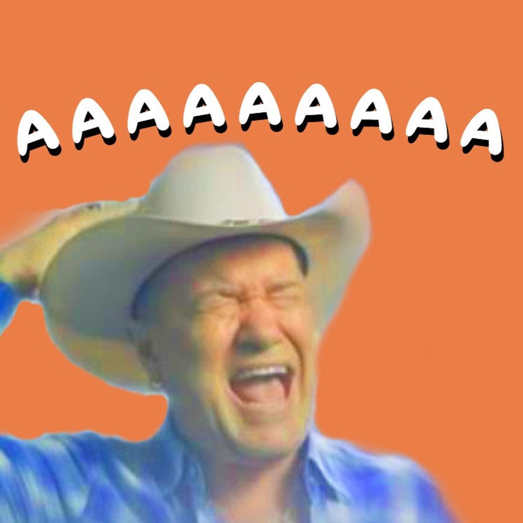 Screaming Cowboy Alert - Etsy