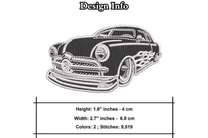 Lead Slead Car Embroidery Design Files Stitching, Sewing Machine Files ...